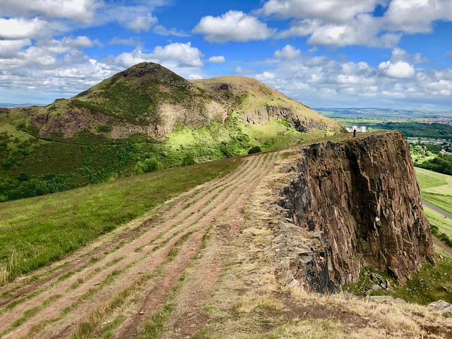 Salisbury Crags and Arthur’s Seat, Edinburgh, Scotland – Christopher Somerville